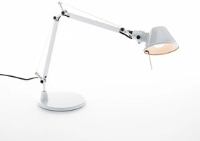 Artemide 0011820A Tolomeo Micro tavolo, bílá stolní lampa, 1x46W E14, 45+37cm
