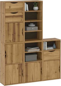 Boční skříňky 5 ks "ODDA" 40x24x79 cm Borovicový masiv 3365364