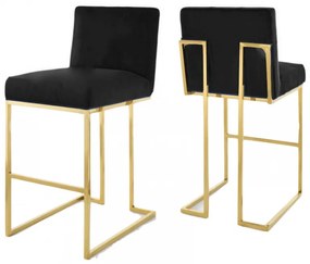Barová židle UNIQUE zlatá