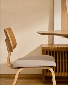 Béžová/v přírodní barvě jídelní židle v dekoru dubu Gena – Kave Home