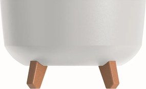 PRO Květináč GRACIA LOW 28,5cm bílý