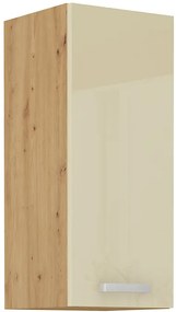 STL 30 cm skříňka horní jednodveřová ARTISAN (výška 90 cm) Barevné provedení ARTISAN: Krémový lesk
