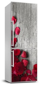 Wallmuralia Nálepka na ledničku Červené růže 60x180 cm