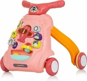 CHIPOLINO Chodítko interaktivní Plane Pink / od 6 měsíců