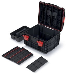 Kufr na nářadí CEBLOCCK 45 x 38 x 29 cm černo-červený
