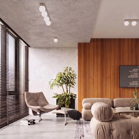 Sollux Lighting Stropní svítidlo YOLI 4 taupe