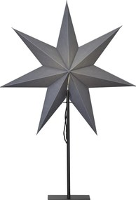 Star trading Stolní lampa hvězda OZEN V.80 cm šedá