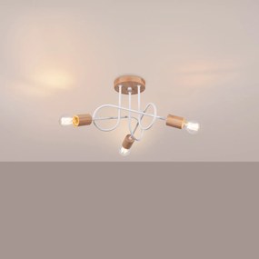 Sollux Lighting Lustr EMBER 3 bílý