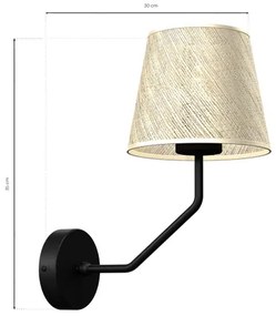 Nástěnná lampa ETNA 1xE27/60W/230V