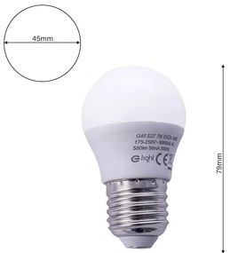 LED žárovka E27 teplá 3000k 7w 560 lm
