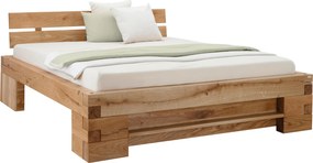 XXXLutz POSTEL, 140/200 cm barvy dubu Linea Natura - Jednolůžkové postele - 000898000206