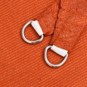 Stínící plachta 160 g/m² oranžová 3,6 x 3,6 m HDPE 311660