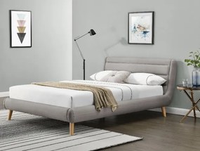 Halmar postel ELANDA barevné provedení světle šedá, rozměry 160 cm