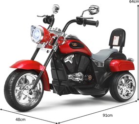 Costway Motocyklový elektrický motocykl ve stylu Chopper Dětský motocyklový