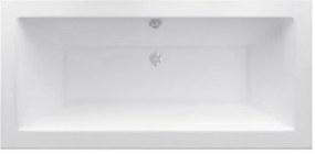TUANA - Obdelníková akrylátová vana Carlotta L/P + panely - bílá lesklá - 170x70 cm
