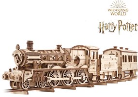 Puzzle Ugears 3D dřevěné mechanické Harry Potter Bradavický expres [6950343]