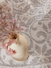 NORTHRUGS, Kusový koberec Duet Rosel 106251 White/Gray kruh - na ven i na doma, 160x160 (průměr) kruh, šedá, chodba / předsíň