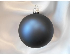 Vánoční koule 7 cm - mat SET/6ks - modrá matná