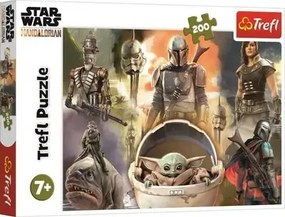 Trefl - Puzzle - The Mandalorian: Připraven k boji / 200 dílků / 48 x