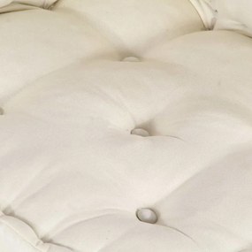 Modulová pohovka 2 ks Textil Krémová 140 x 70 x 36 cm 3315065