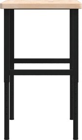 Pracovní stůl 100 x 60 x (73–99,5) cm masivní dub obdélníkový 3309679