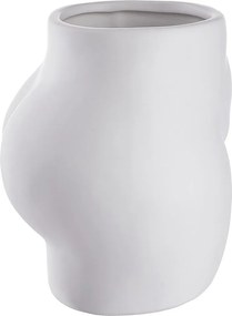 Váza/květináč 13 cm - bílá