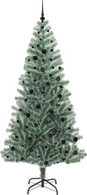 Umělý vánoční stromeček se sněhem a LED osvětlením 240 cm 3396834