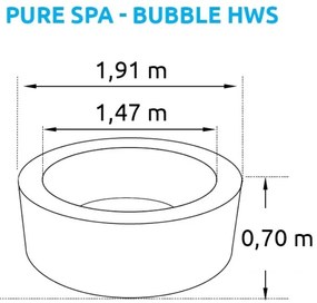 Marimex Vířivý bazén Pure Spa - Bubble HWS 11400217