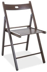 Dřevěná skládací židle BRENDA - ořech