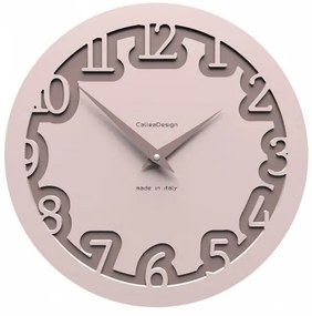 Designové hodiny 10-002 CalleaDesign Labirinto 30cm (více barevných verzí) Barva růžová lastura (nejsvětlejší)-31