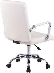 Kancelářská židle Deli PRO umělá kůže – bílá