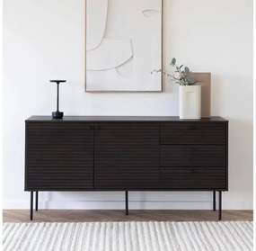 Designová komoda Adhara 150 cm kouřová hnědá