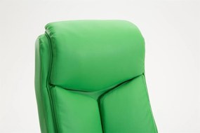 Kancelářská židle Vaud umělá kůže – zelená