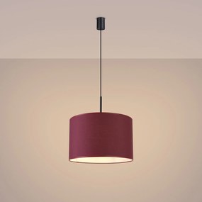 Sollux Lighting Závěsná lampa NEVIA vínová
