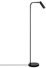 Designová stojanová lampa Pearlie 120 cm černá