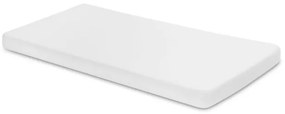 Sensillo Prostěradlo do postýlky Bambusová Jednobarevná Barva: Bílá, Velikost: 140 x 70 cm