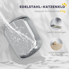 Nerezová podestýlka, uzavřená podestýlka s lopatkou, pachový sáček, výstupní dvířka