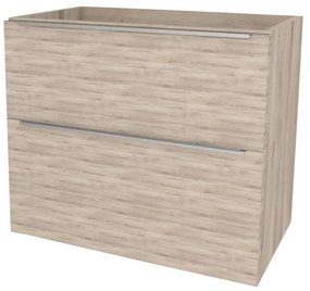 Mereo Mereo, Mailo, koupelnová skříňka 81 cm, chrom madlo, Multidecor, CN591SDKRS
