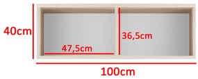 Eka Předsíňová stěna s čalouněnými panely Trinity 38 - Grafit / Světlá zelená 2321