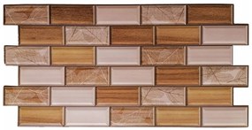 Wall Art Decor, PVC obkladové 3D panely Dřevěné špalky velké I.