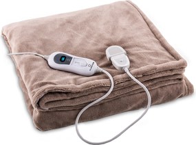 Klarstein Dr. Watson XL elektrická deka 120 W 3 stupně 180 x 130 cm s ovládacím panelem