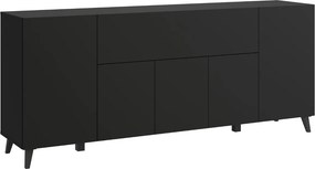 Komoda 180 cm černá Phuket laminát