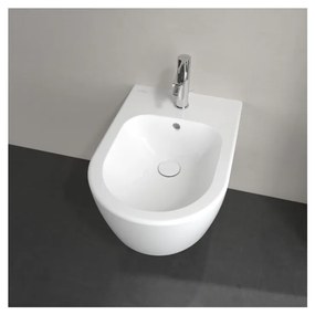 Villeroy & Boch Villeroy &amp; Boch AVENTO - Závěsný bidet, 370x530 mm, s přepadem, bílá alpin 54050001