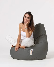 Atelier del Sofa Zahradní sedací vak Drop L - Fume, Kouřová