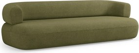 Zelená pohovka z textilie bouclé 226 cm Jenny – Micadoni