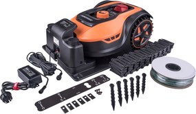 Aku robotická sekačka Extol, 600m2