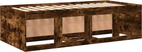 Válenda se zásuvkami bez matrace kouřový dub 100 x 200 cm 3280241