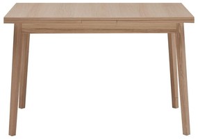 Rozkládací jídelní stůl v dubovém dekoru Hammel Single, 120 x 80 cm