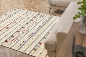 Koberec KILIM 7948/52933 Romby béžový / šedý