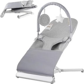 Baby Bouncer Skládací židle Bouncer pro děti 0-9 měsíců s hrazdičkou